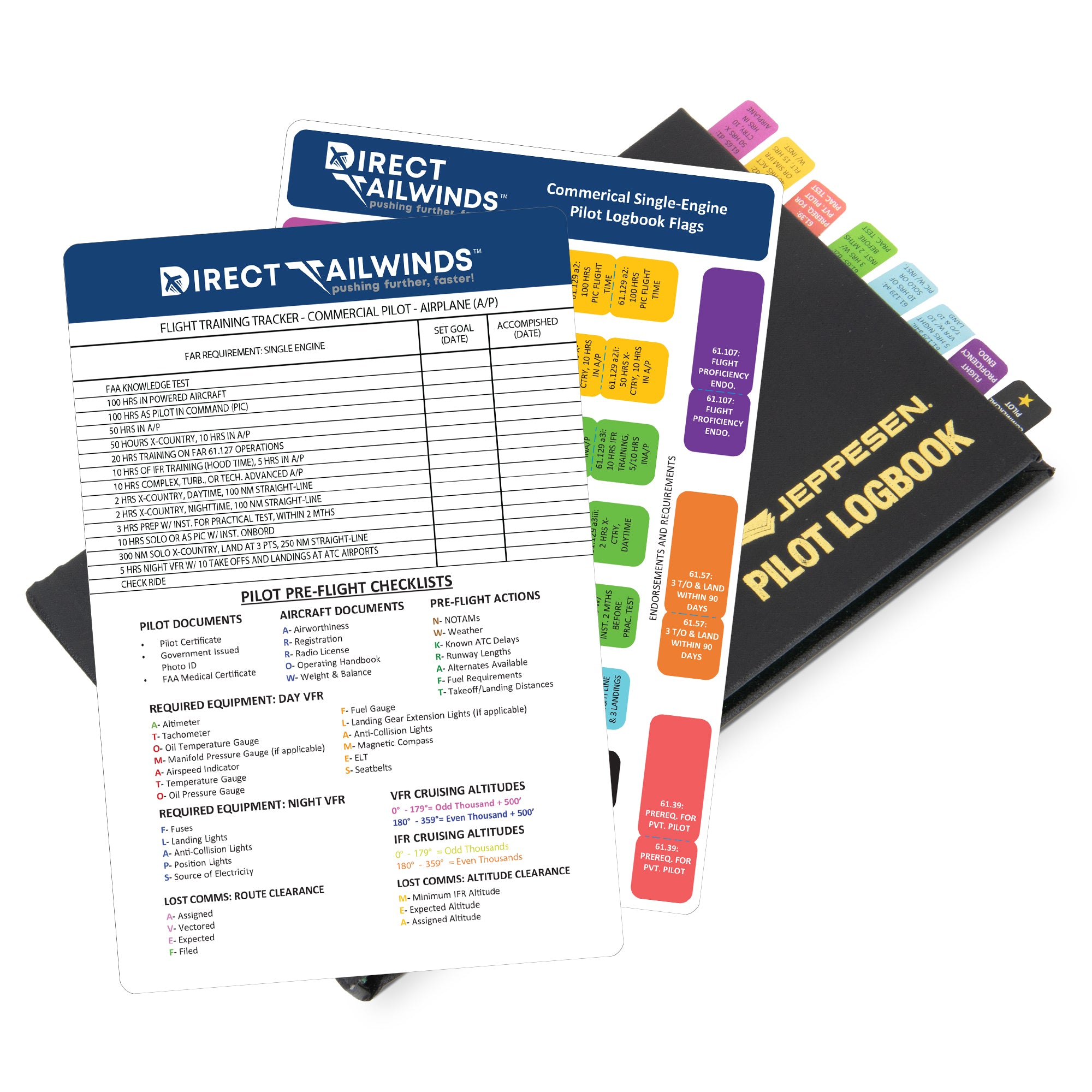 Logbook Flags: Commercial Pilot Single- Engine – Direct Tailwinds
