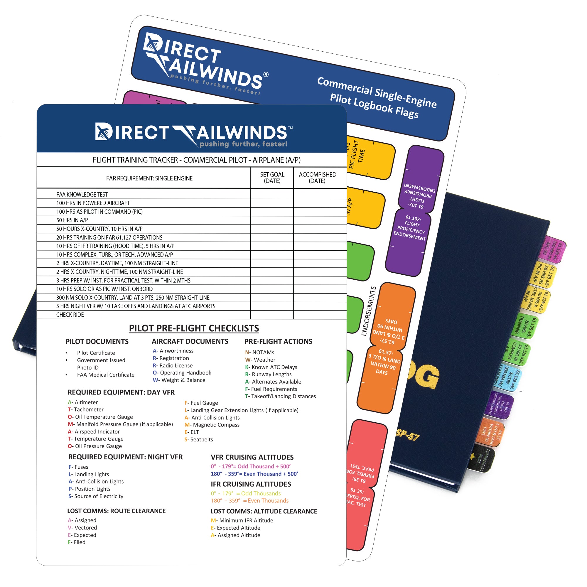 Logbook Flags: Commercial Pilot Single- Engine – Direct Tailwinds